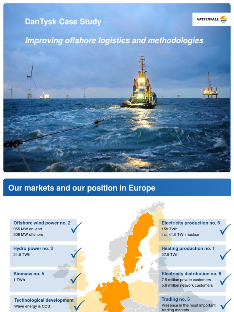 Vattenfall DanTysk Case Study | PDF | Offshore Wind Power | Wind Power