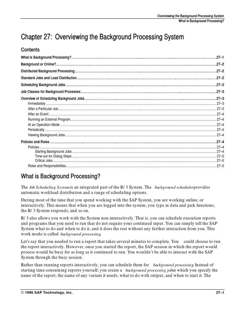 Chapter 27: Overviewing The Background Processing System Overviewing ...