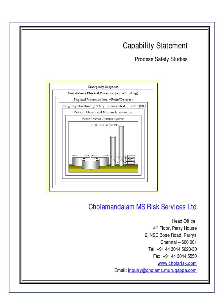 Process Safety Capability Studies | PDF | Risk Management | Risk