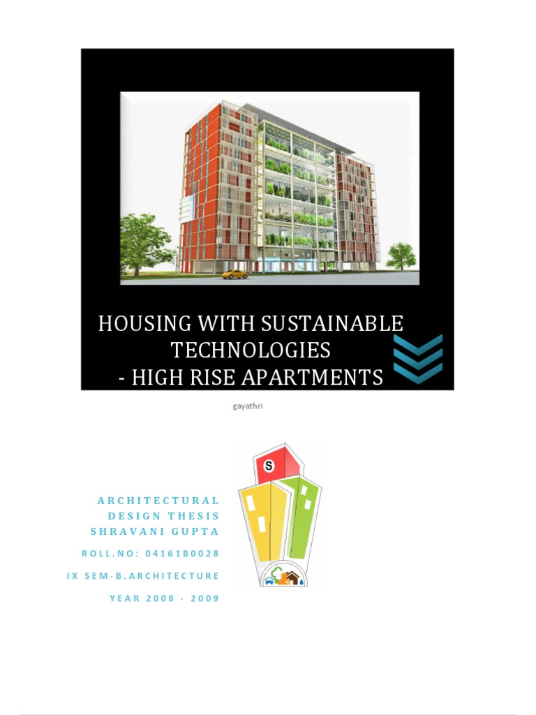 Sustainable High-Rise Housing Design | PDF | Air Conditioning ...