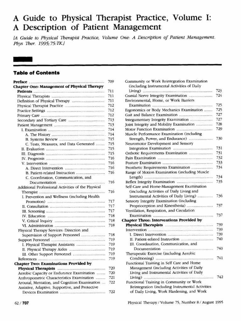Guide To Physical Therapist PracticeAPTA | PDF | Physical Therapy ...