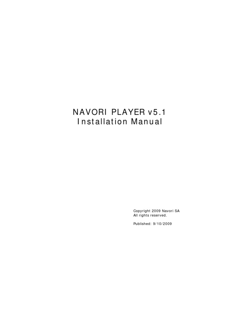 Navori Player 5.1 Installation Manual | PDF | File Transfer Protocol ...