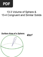 Solid Geometry | PDF | Sphere | Volume
