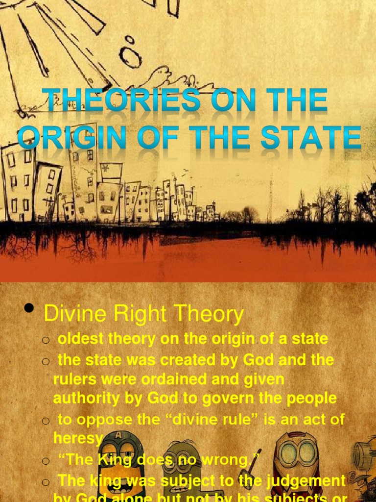 Theories On Origin of State | PDF | Social Contract | Natural And Legal ...