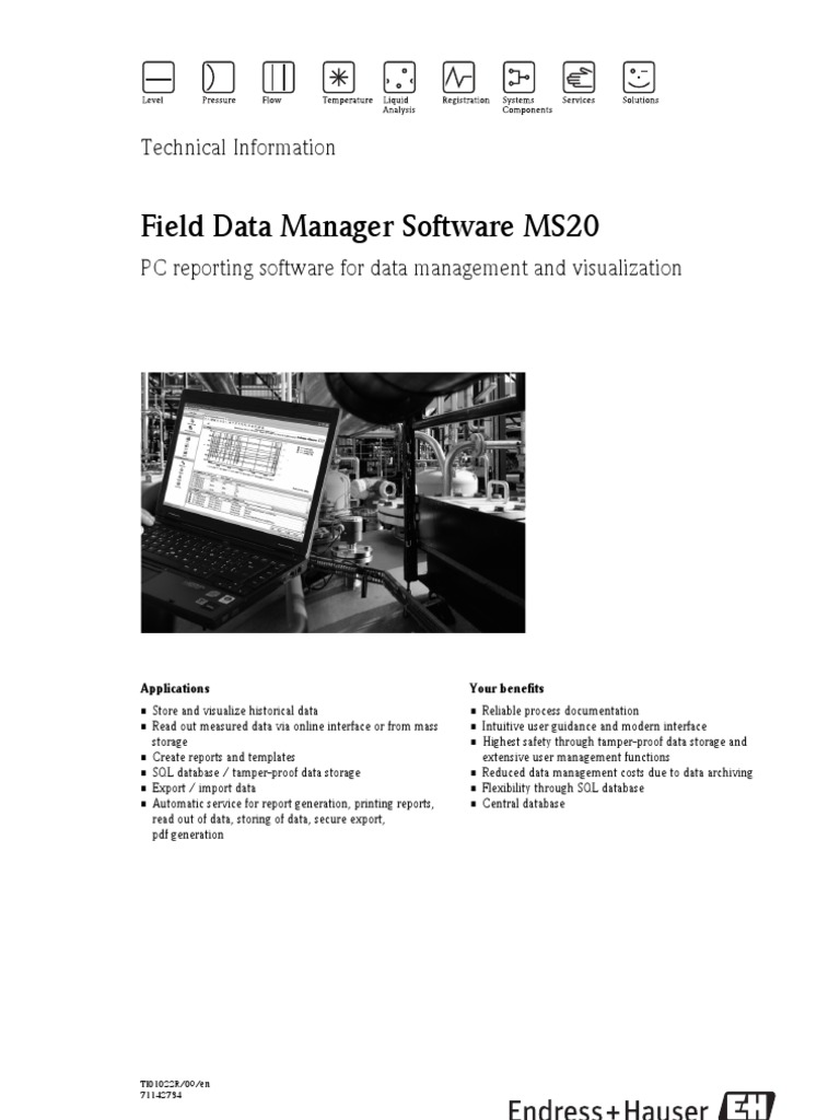 Field Data Manager Software MS20: Technical Information | Download Free ...