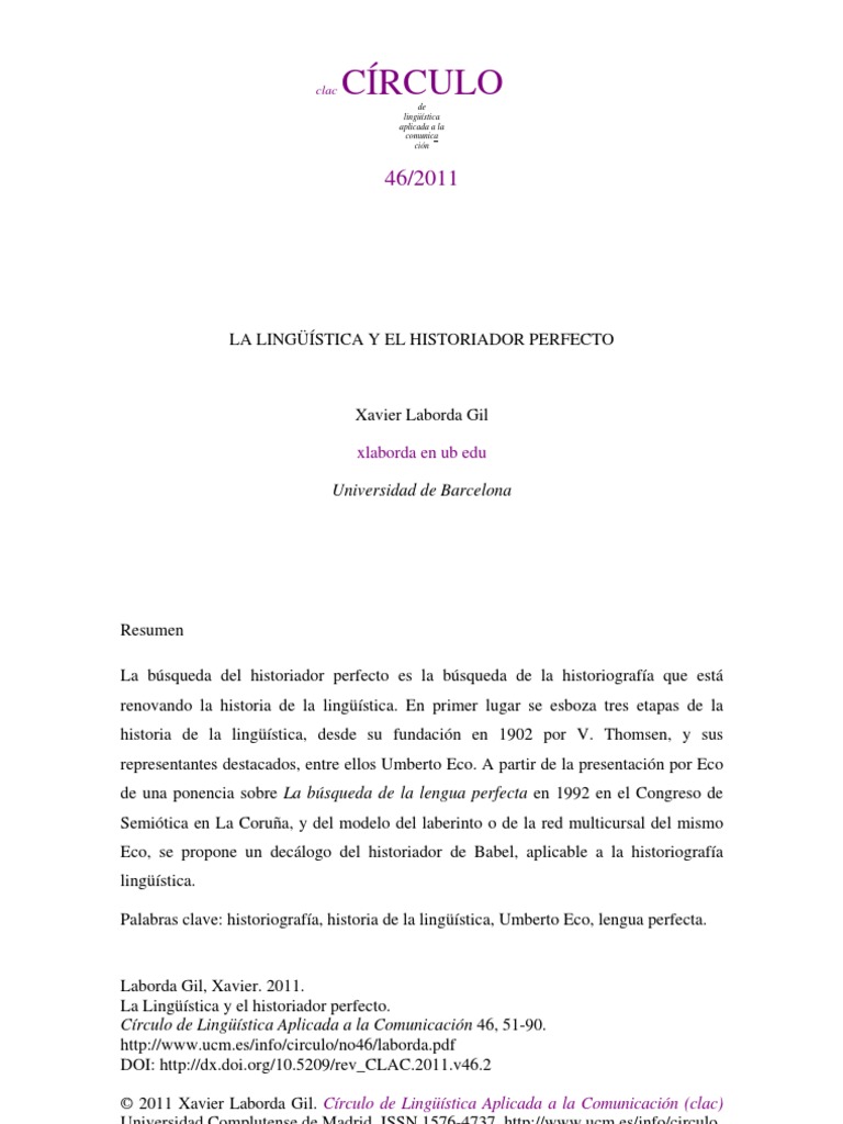 El Historiador Perfecto | PDF | Historiografía | Semiótica