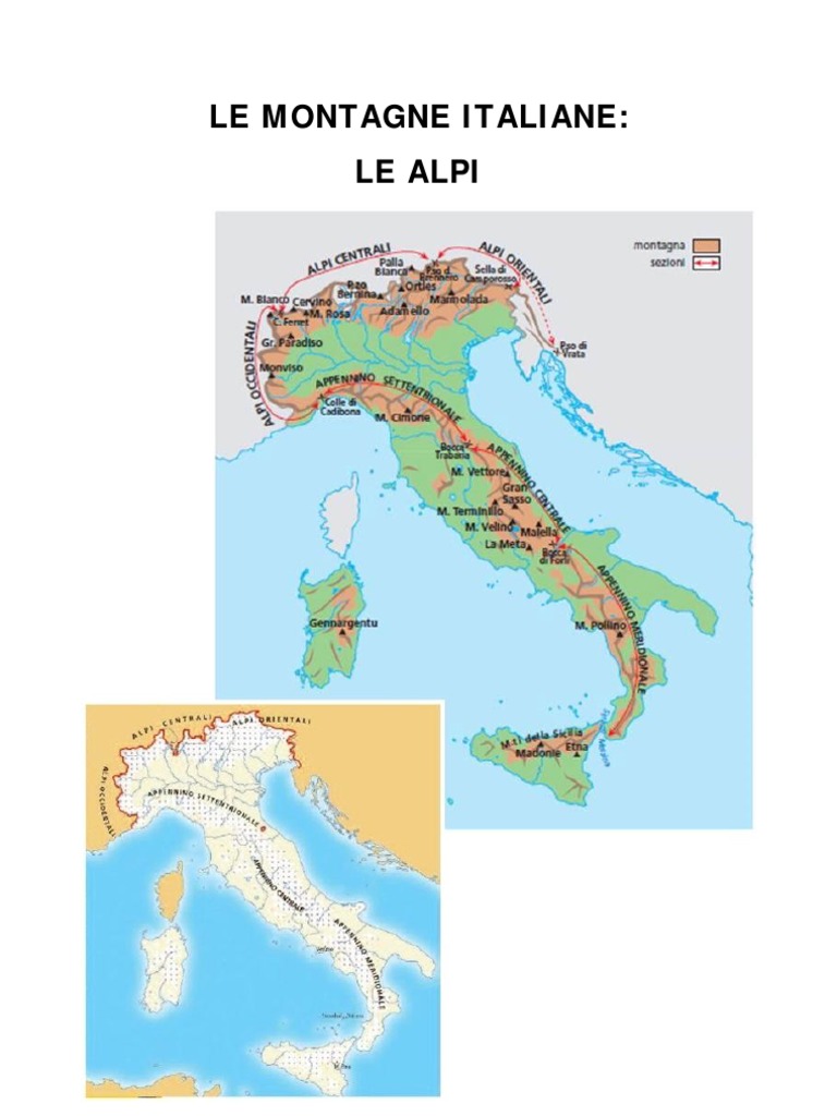 LE MONTAGNE ITALIANE-ALPI