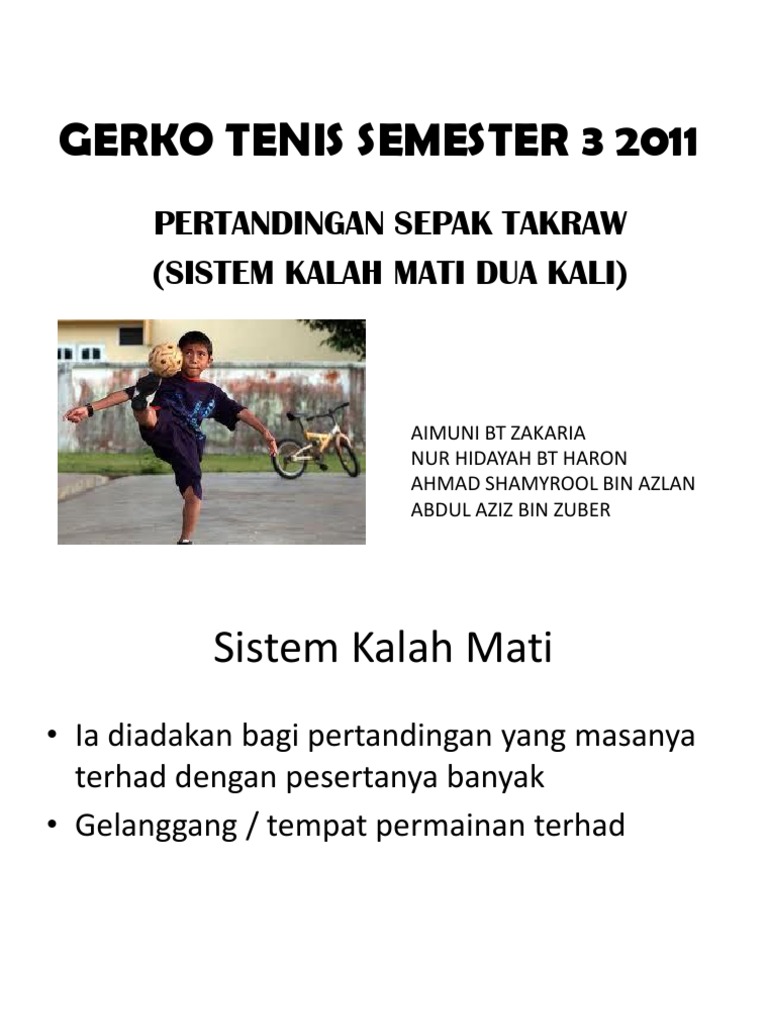 Permainan Sepak Takraw (Sistem Permainan) | PDF