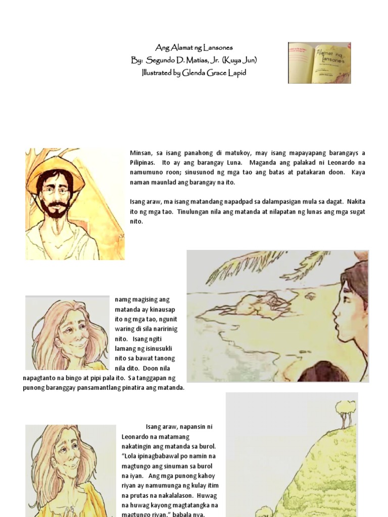Alamat Ng Lansones Drawing