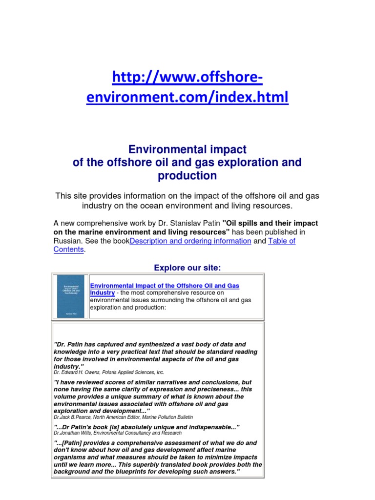 A Survey of Offshore Oilfield Drilling Wastes and Disposal Techniques ...