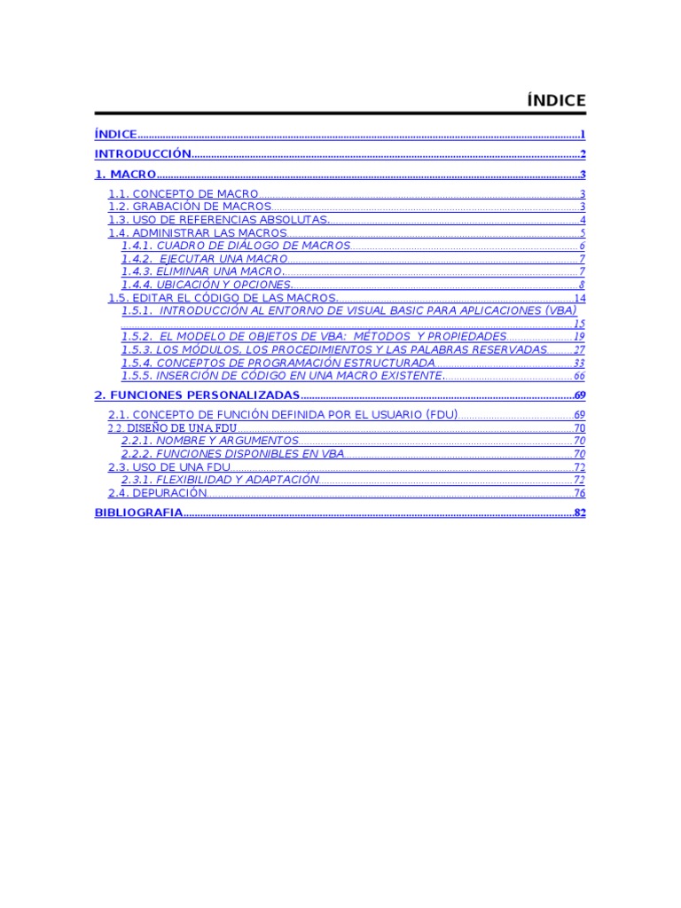Curso de Macros y Programacion Excel | PDF | Objeto (informática ... Curso de Macros y Programacion Excel | PDF | Objeto (informática ...