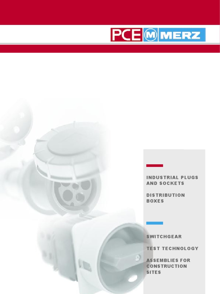 Pce Merz Engl | PDF | Ac Power Plugs And Sockets | Electrical Connector