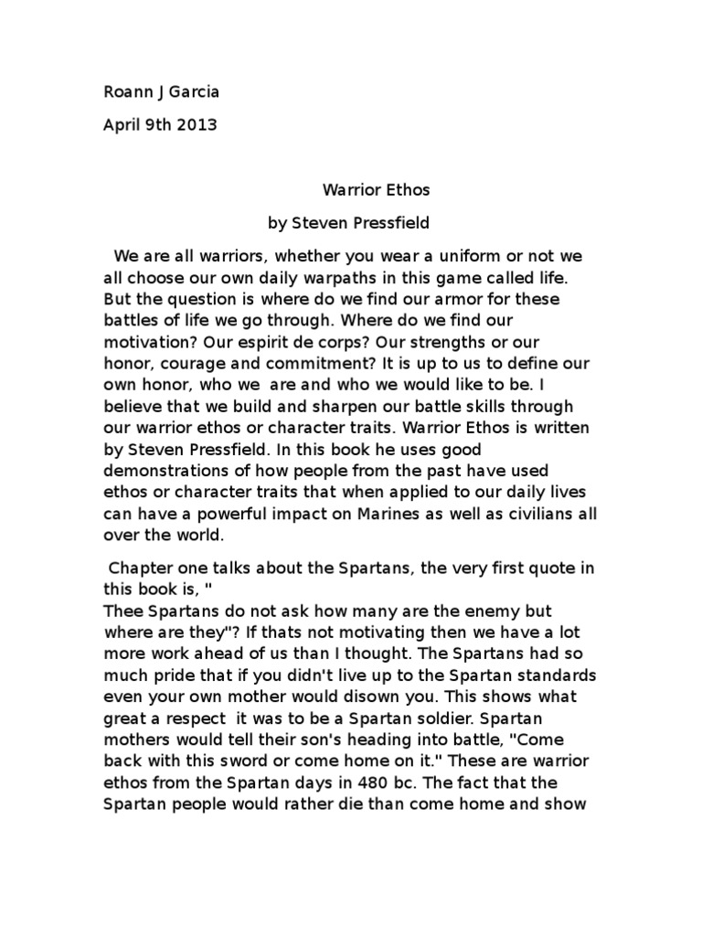 Usmc Book Report Format