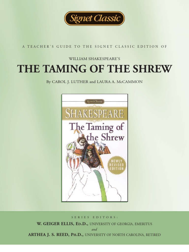 Taming of The Shrew | PDF | The Taming Of The Shrew | Leisure