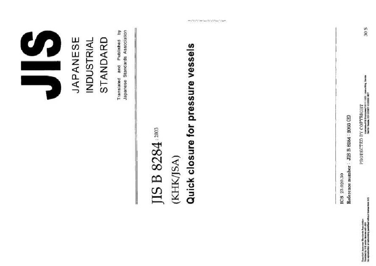 Jis B 8284-2003 | PDF