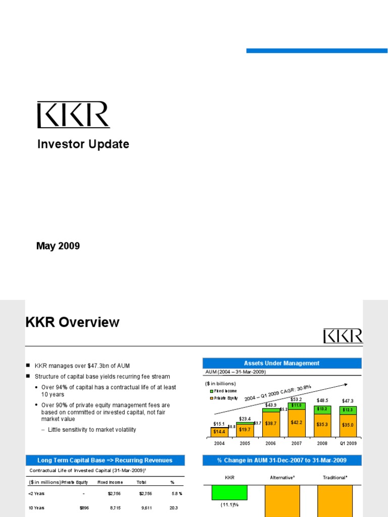 KKR Investor Presentation May 31 | PDF | U.S. Securities And Exchange ...