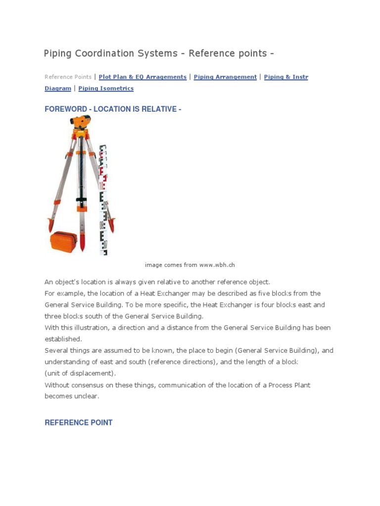 Piping Coordination Systems Overview | PDF | Pipe (Fluid Conveyance ...