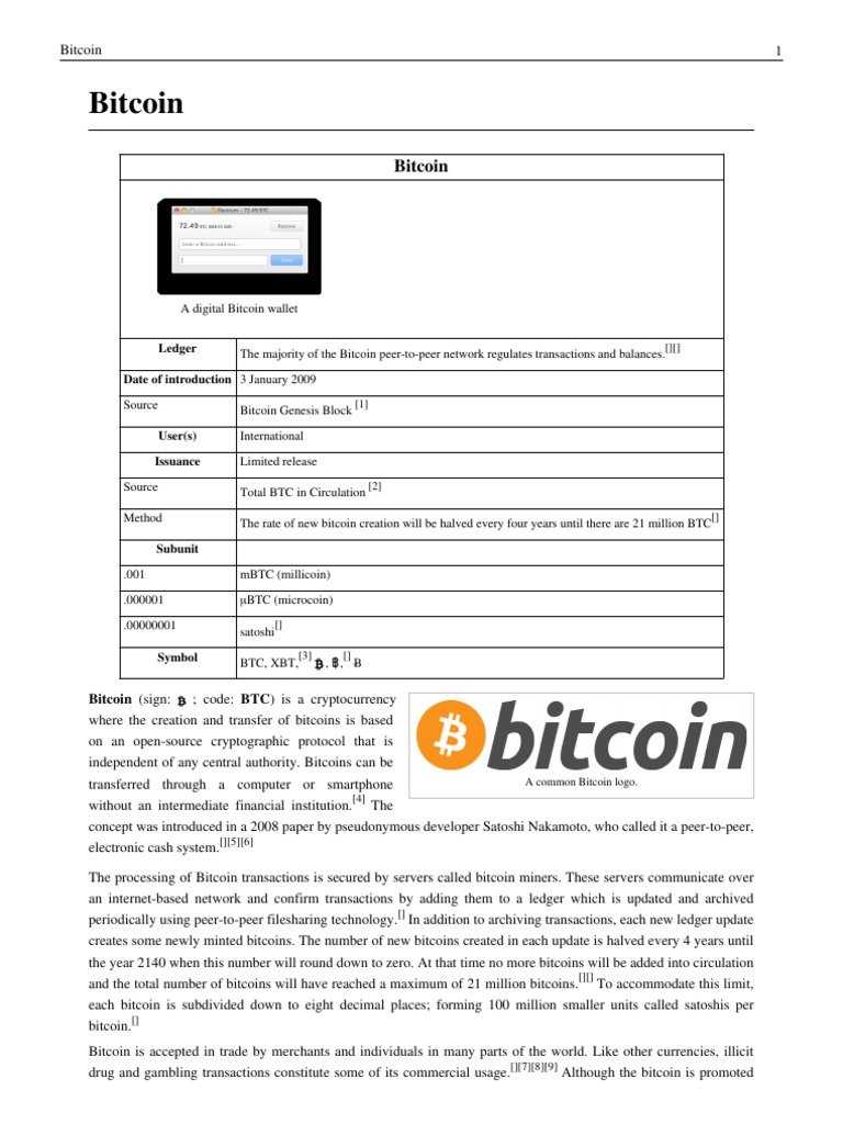 Bit Coin | PDF | Bitcoin | Financial Technology