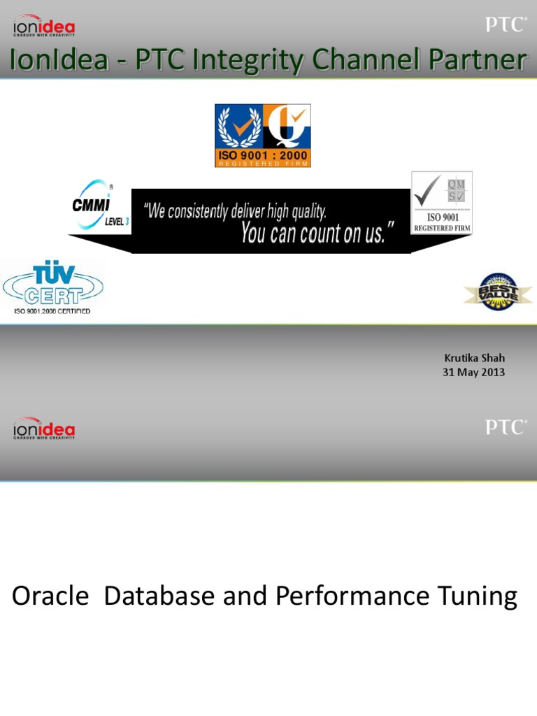 Oracle Database Performance Tuning | PDF | Databases | Information Management