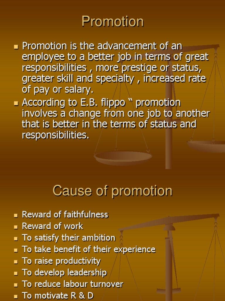 An Overview of Promotion, Demotion, and Transfer in Organizational ...