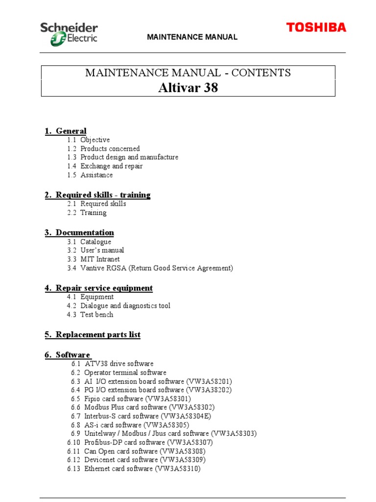 Altivar 38 Manual 01 | PDF | Electrical Connector | Relay