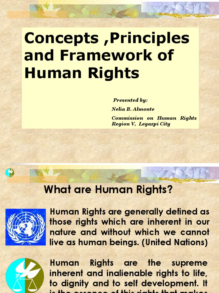 Human Rights Concepts, Principles & Framework | Natural And Legal ...