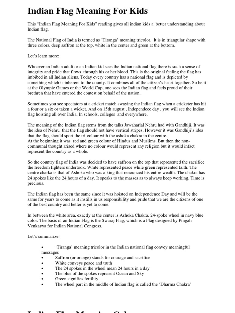 Indian Flag | Download Free PDF | Dharma | Flag