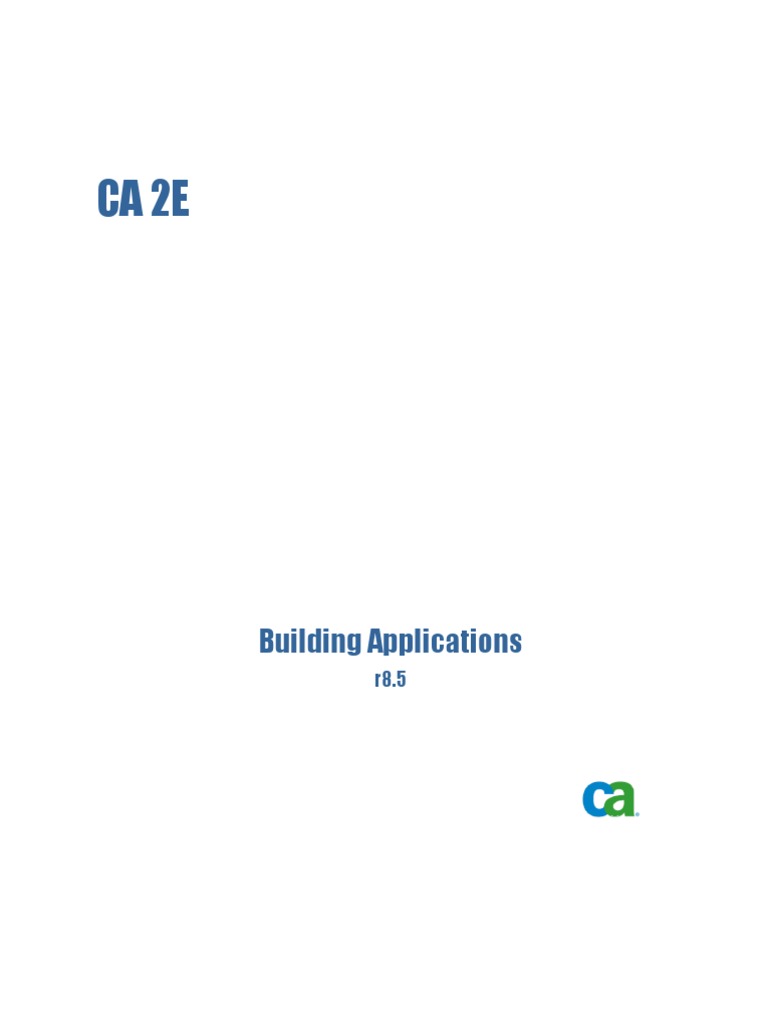 CA2E BuildApps ENU PDF | PDF | Subroutine | Parameter (Computer ...