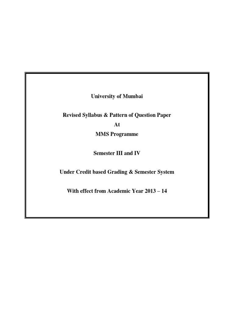 Management MMS Sem III & IV | PDF | Exchange Rate | Retail