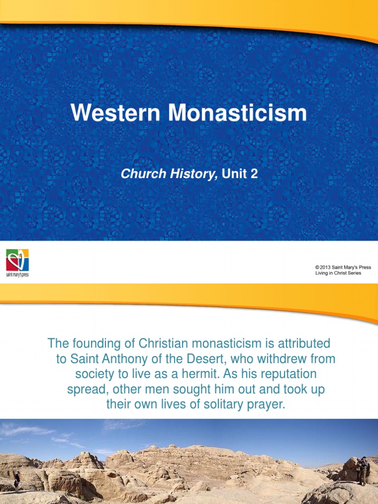 Western Monasticism: Church History, Unit 2 | PDF | Christian ...