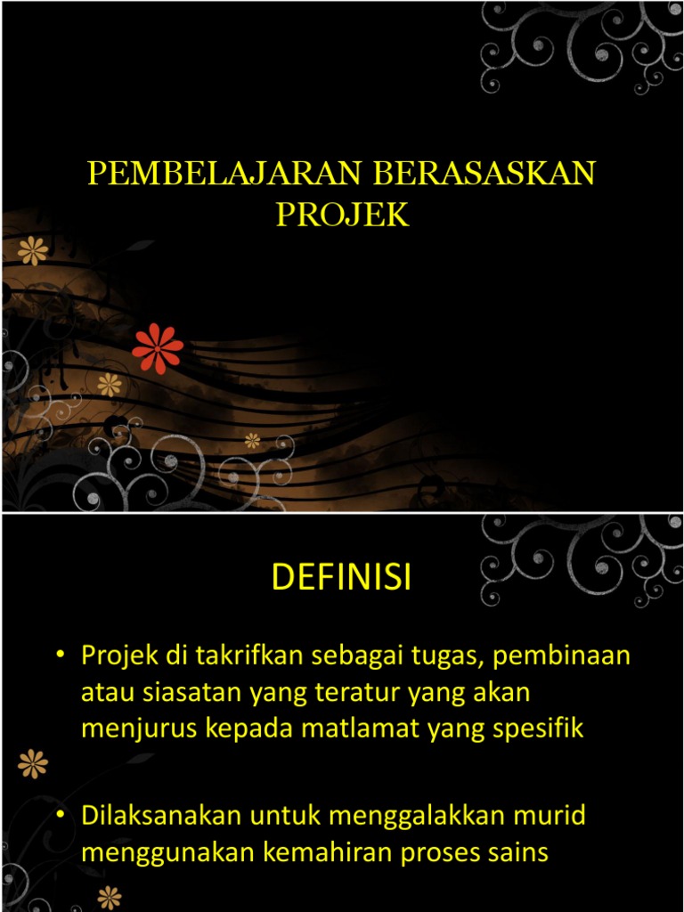 Pembelajaran Berasaskan Projek | PDF