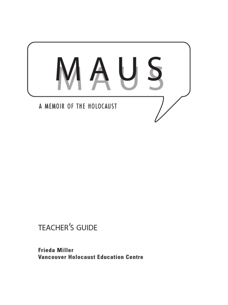 Teacher's Guide To "Maus: A Memoir of The Holocaust" | PDF | Auschwitz ...
