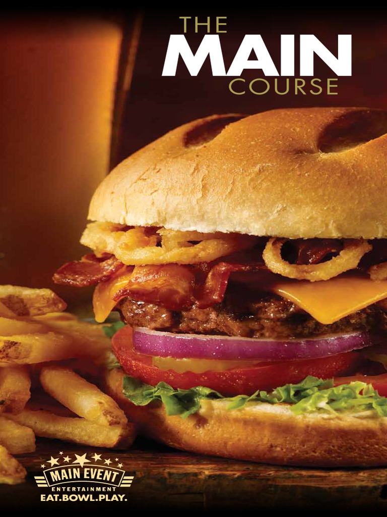 MainEvent Menu | PDF | Hamburgers | Salad