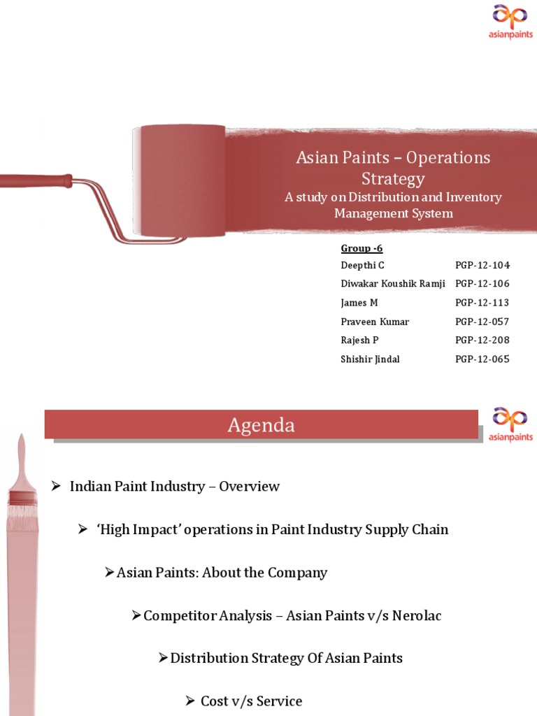 Group06 Asian Paints Final | PDF | Retail | Strategic Management