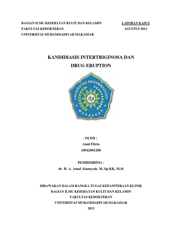 Lapsus Kandidiasis Intertriginosa | PDF