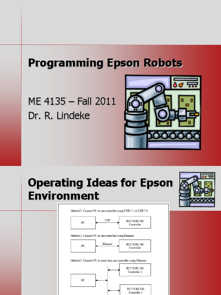 Programming Epson Robots - Part1 | PDF | Subroutine | Array Data Structure