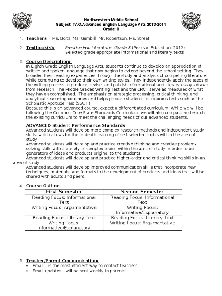 Prentice Hall Literature - Grade 8 (Pearson Education, 2012) : First ...