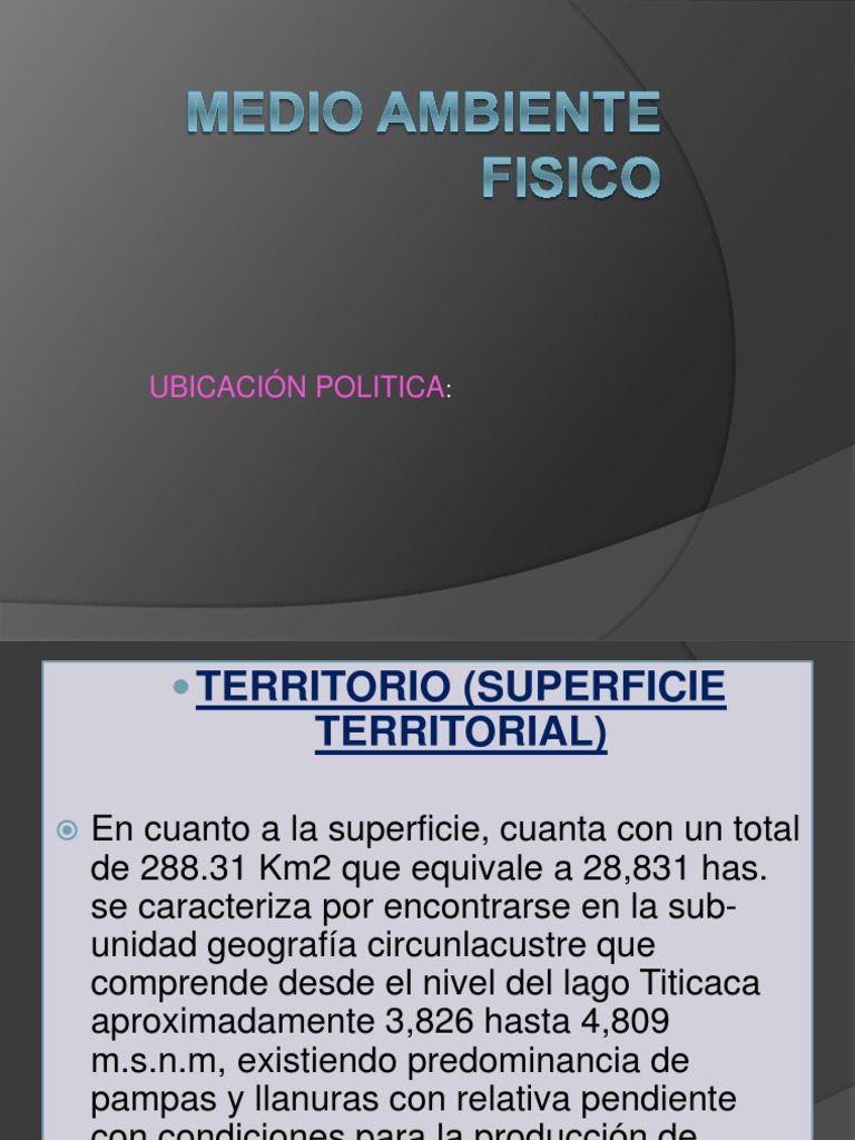 Medio Ambiente Fisico | PDF