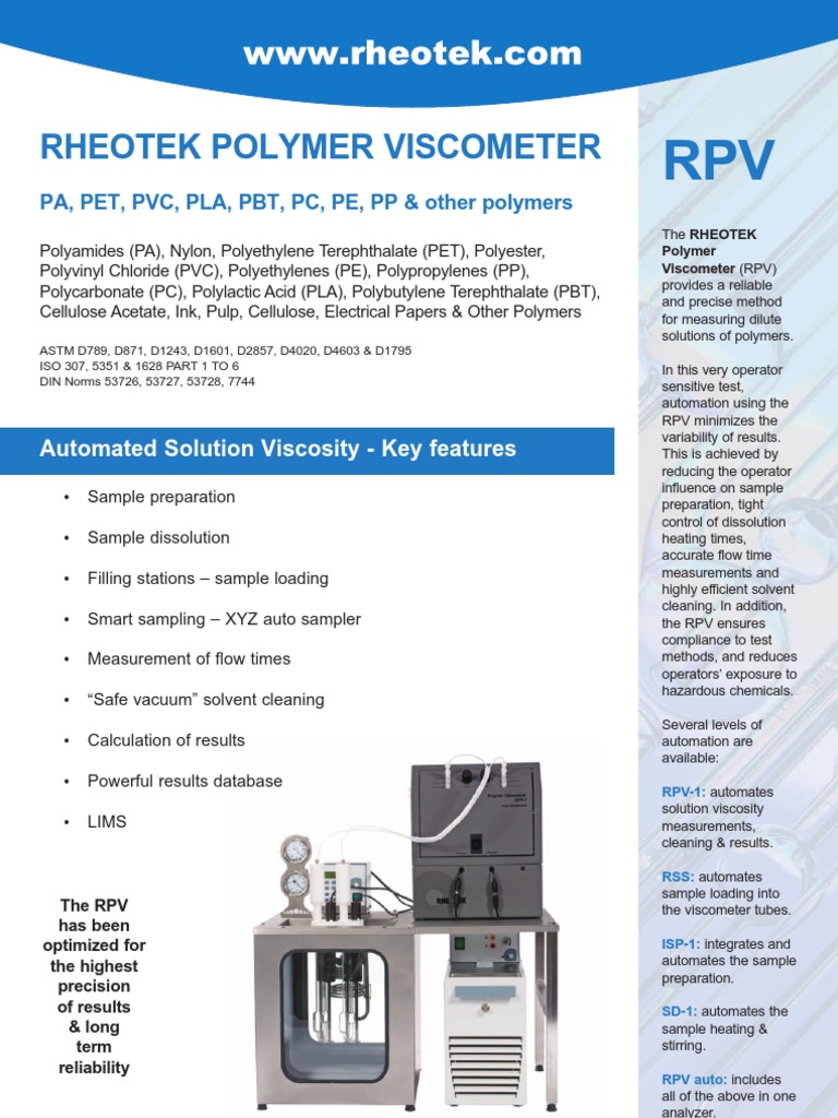 2008 PSL Polymer Datasheet 08-1 | PDF | Polymers | Polyethylene