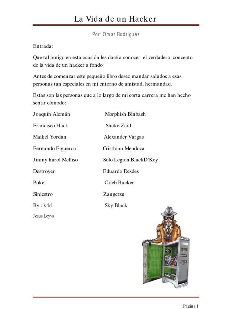 La Vida de Un Hacker | PDF | Internet | Conocimiento