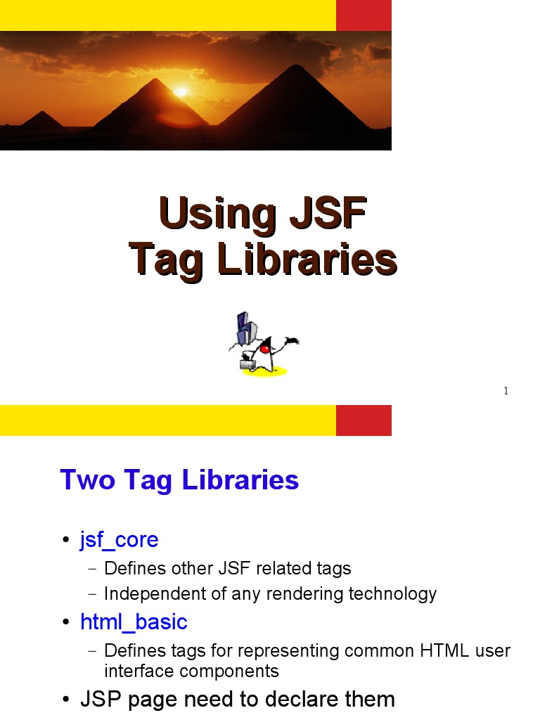 Using JSF Tag Libraries | PDF