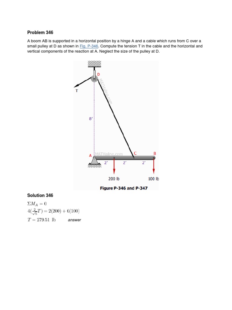 Equilibrium of Non-Concurrent Force System | PDF | Truss | Force