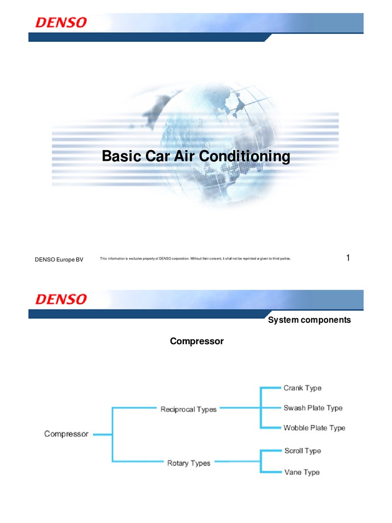 Basic Car AC Training Day 2 | PDF | Gas Compressor | Air Conditioning