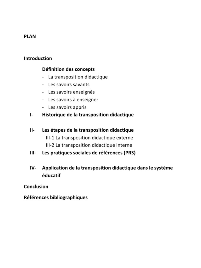 La Transposition Didactique en Géneral | PDF | la communication | Science