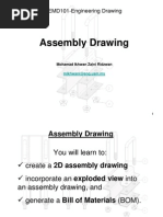 Assembly Drawing Exercises | PDF | Engineering