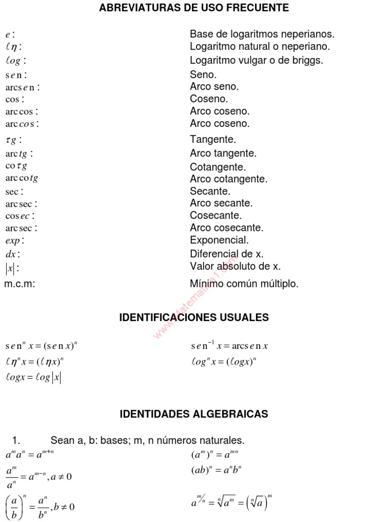 801 Integrales Resueltas | PDF | Integral | División (Matemáticas)