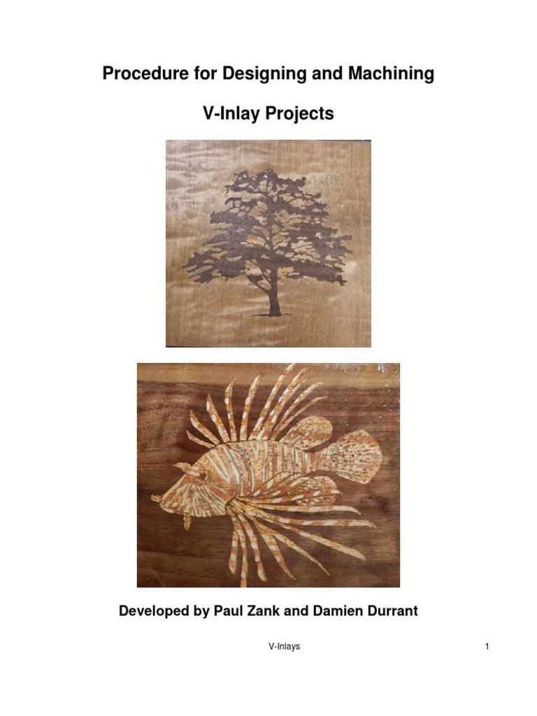 VCarve Inlay Description and Procedure | Computer Graphics | Areas Of ...