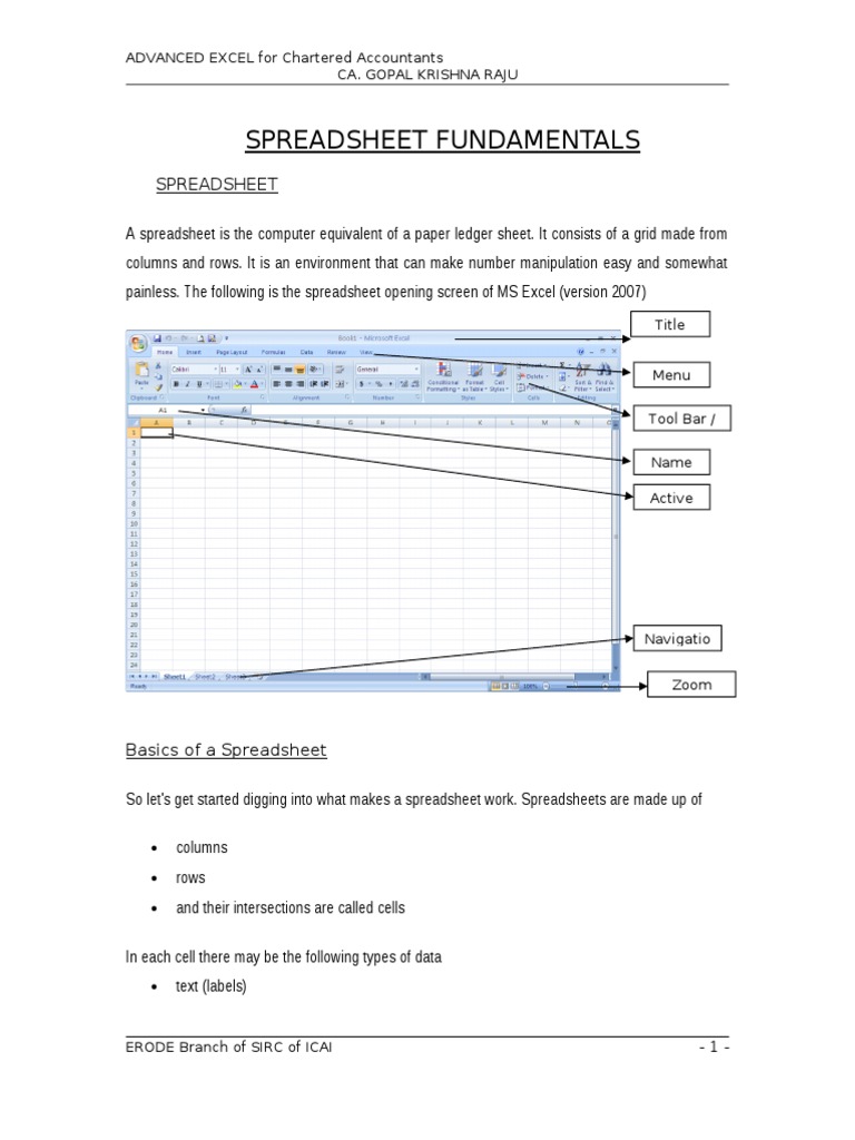 Excel For Accountants | PDF | Spreadsheet | Microsoft Excel