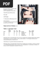 Naruto d20 Supplement - Shinobi Origins v3 | PDF | Leisure