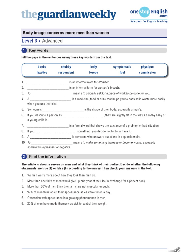 272 Moobs Adv 26th January 2012 | PDF | Body Image | Psychological Concepts